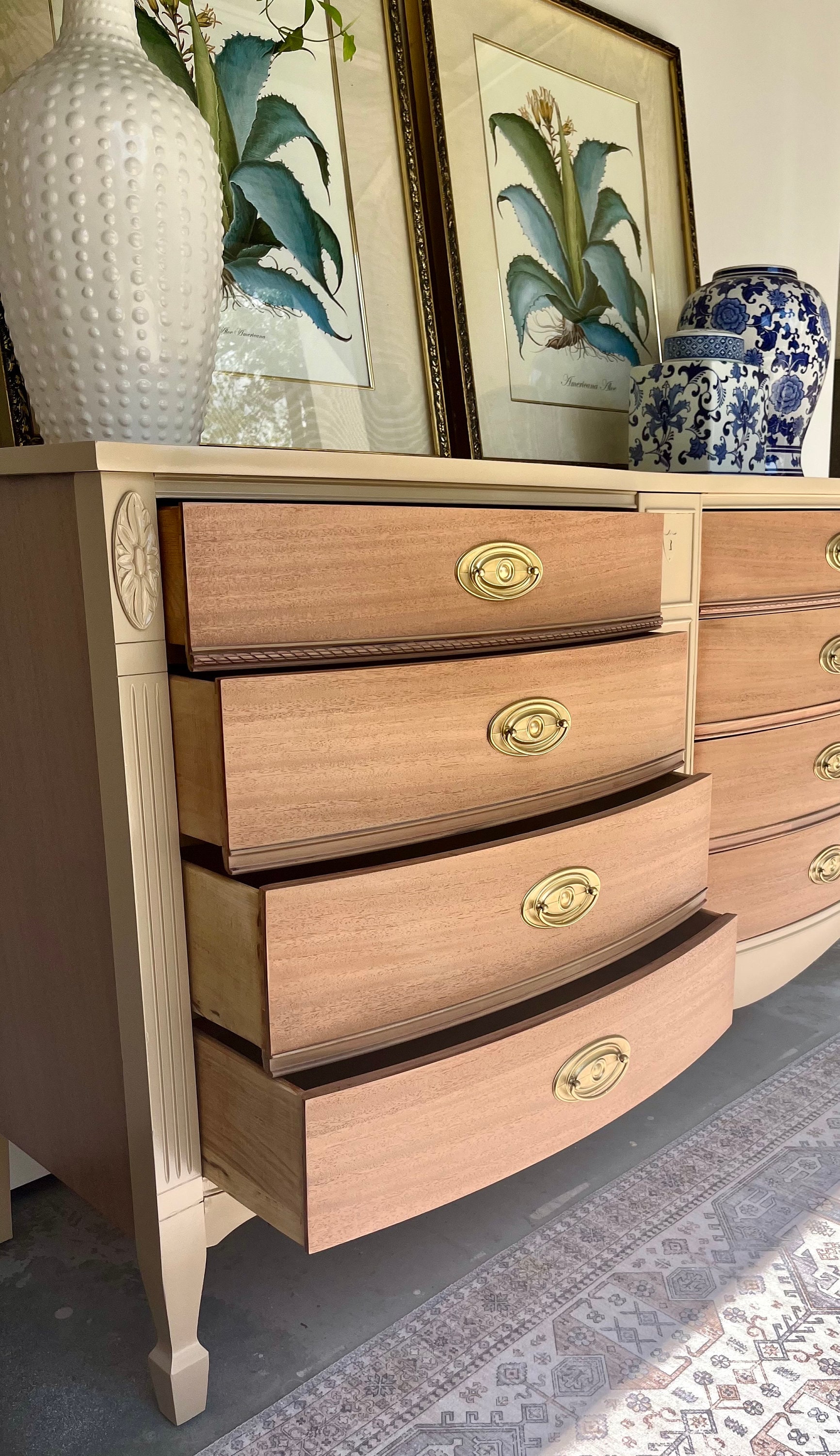 SOLD! Do Not Purchase! Dixie Vintage Dresser | Natural | Neutral - Etsy