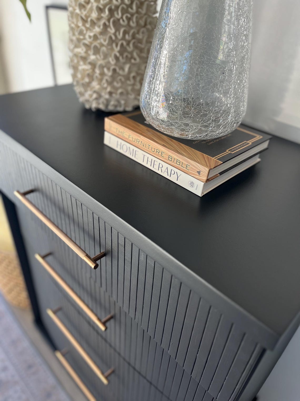 AVAILABLE Modern Black Dresser Black Chest of Drawers - Etsy