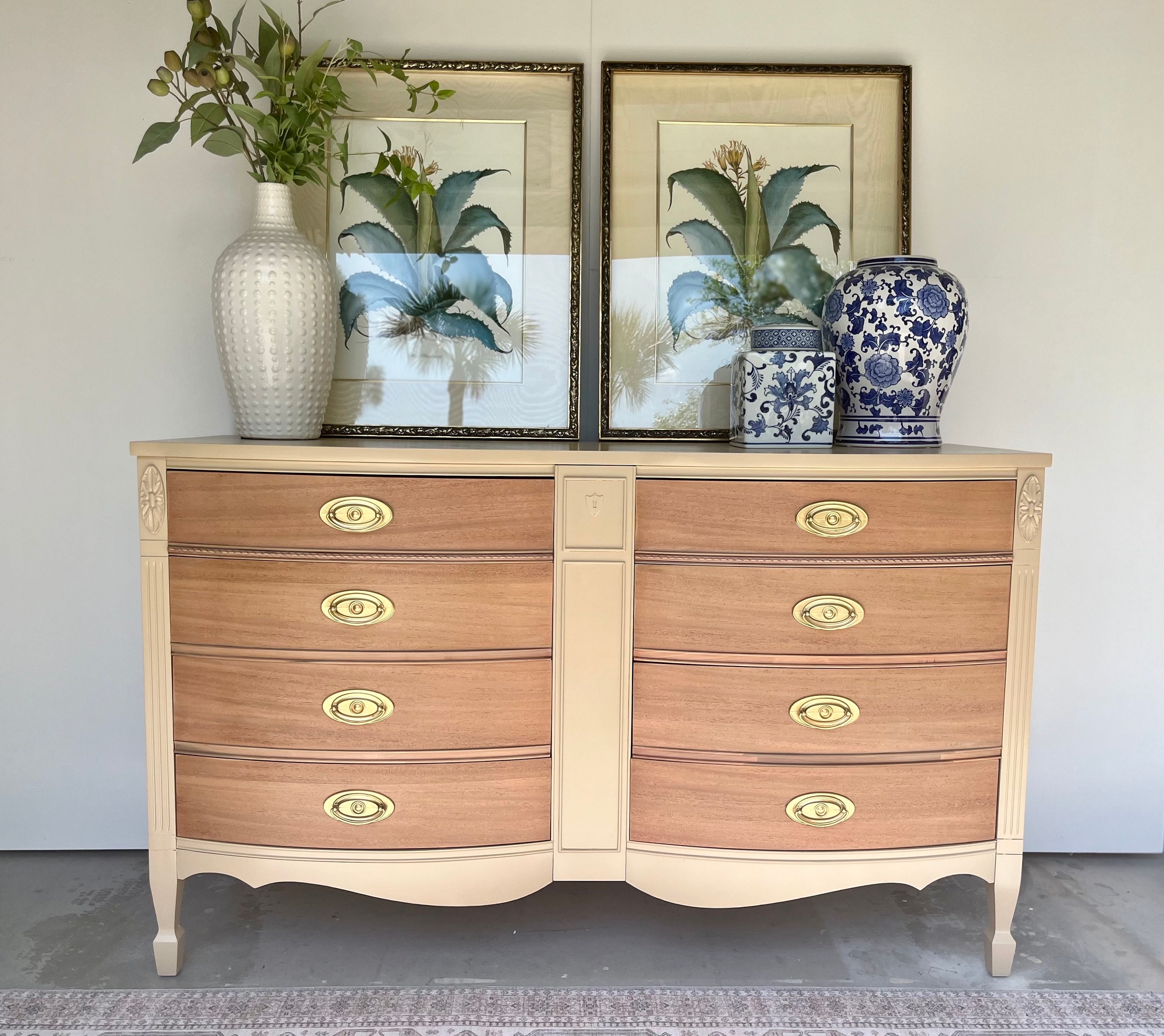 SOLD! Do Not Purchase! Dixie Vintage Dresser | Natural | Neutral - Etsy