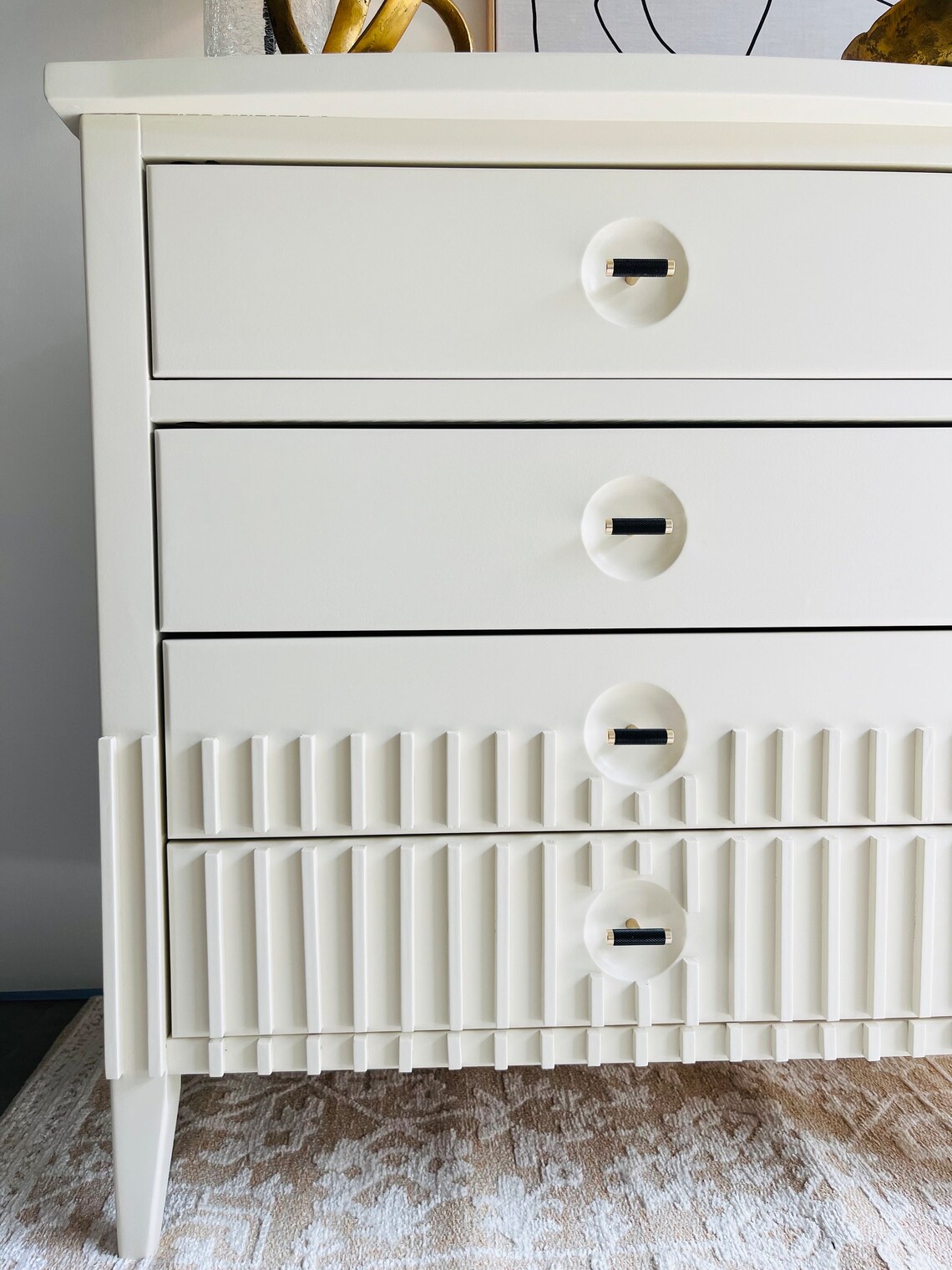 SOLD Modern, Custom-slatted Dresser - Etsy