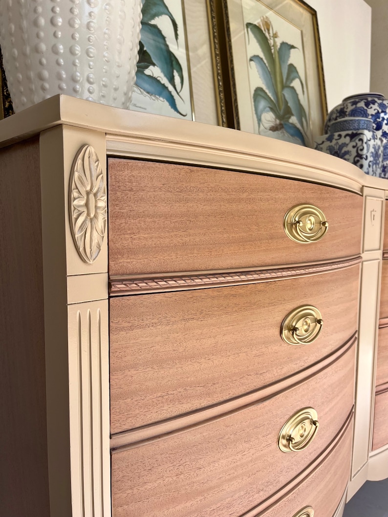 SOLD! Do Not Purchase! Dixie Vintage Dresser | Natural | Neutral - Etsy