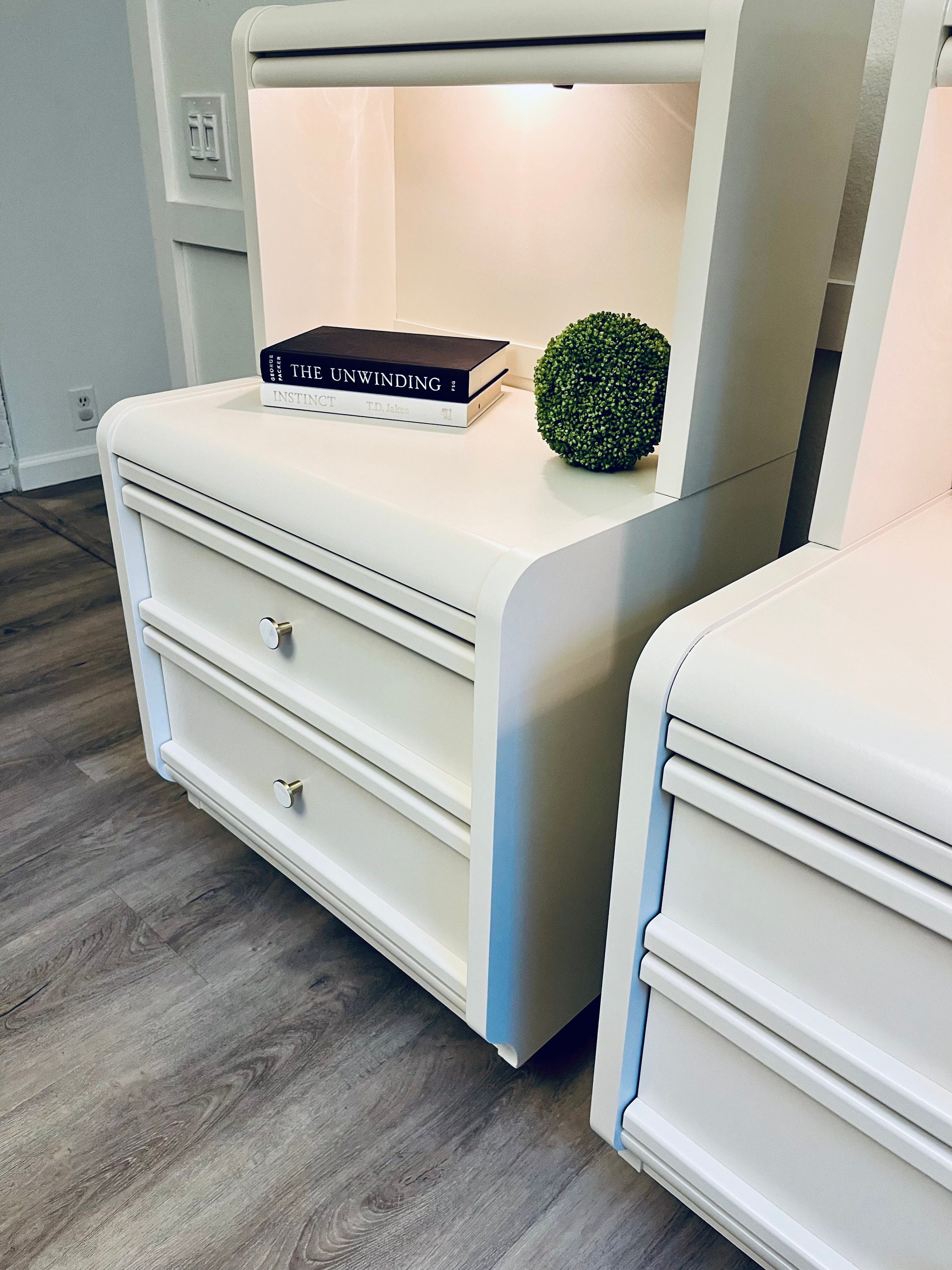 SOLD!!! Pair of Nightstands | Oversized | Modern | Transitional - Etsy