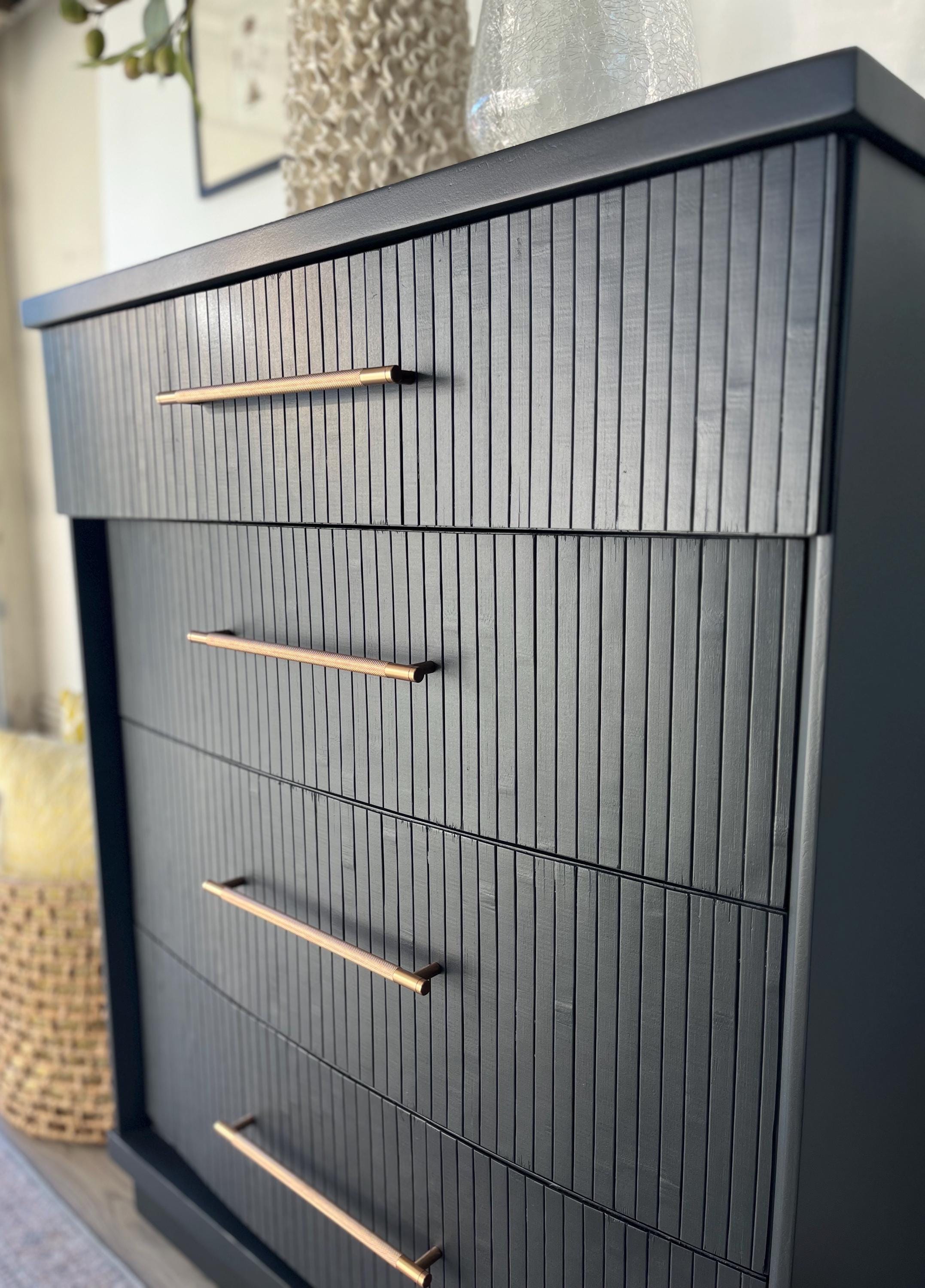 AVAILABLE Modern Black Dresser Black Chest of Drawers - Etsy