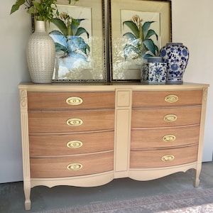 SOLD! Do Not Purchase! Dixie Vintage Dresser | Natural | Neutral - Etsy