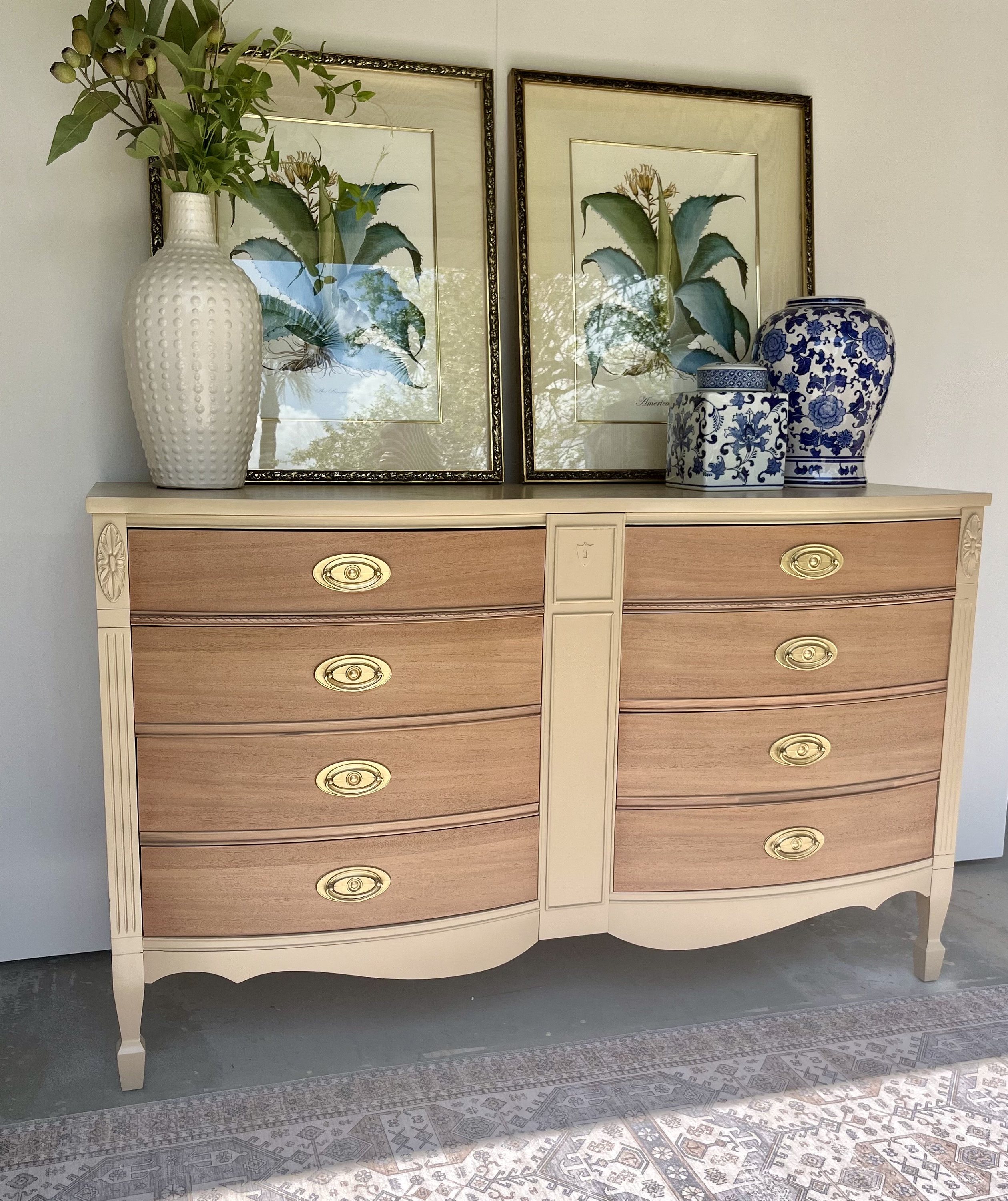 SOLD! Do Not Purchase! Dixie Vintage Dresser | Natural | Neutral - Etsy