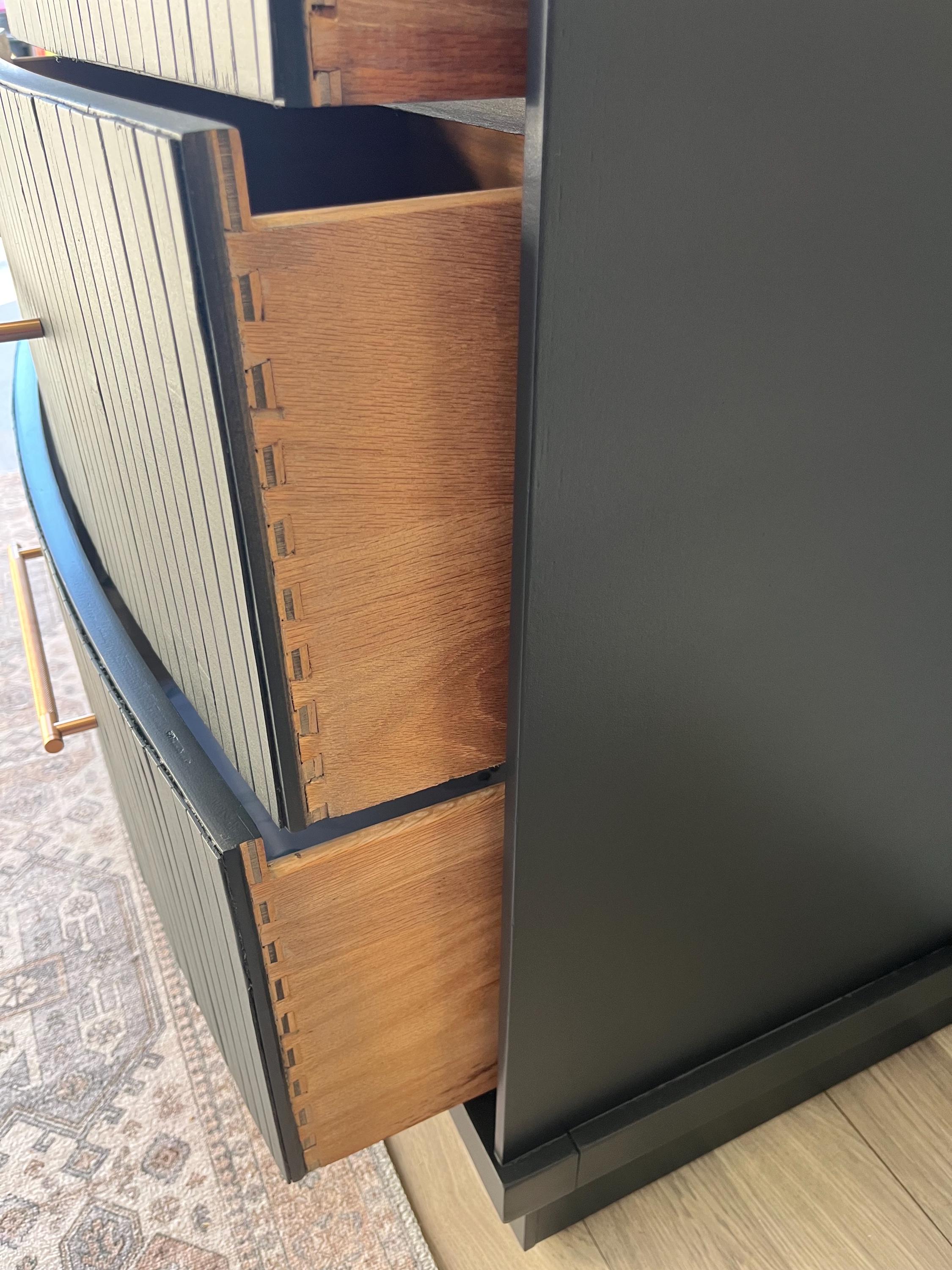 AVAILABLE Modern Black Dresser Black Chest of Drawers - Etsy