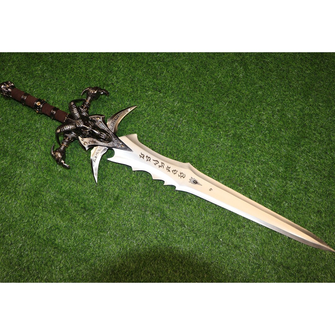 Wow Lich King Sword Frostmourne Ultimate Metal Cosplay Weapon Etsy Uk