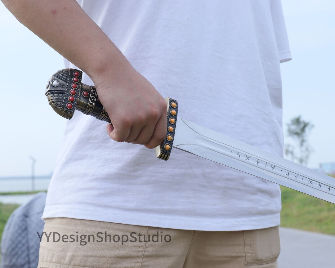 39.4 Inch 1/1 Metal Viking Sword of King Ragnar Lothbrok, Vikings ...