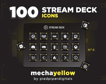 Purple Glow | Stars | Stream Deck Icon Set | 100 Icons for Elgato ...