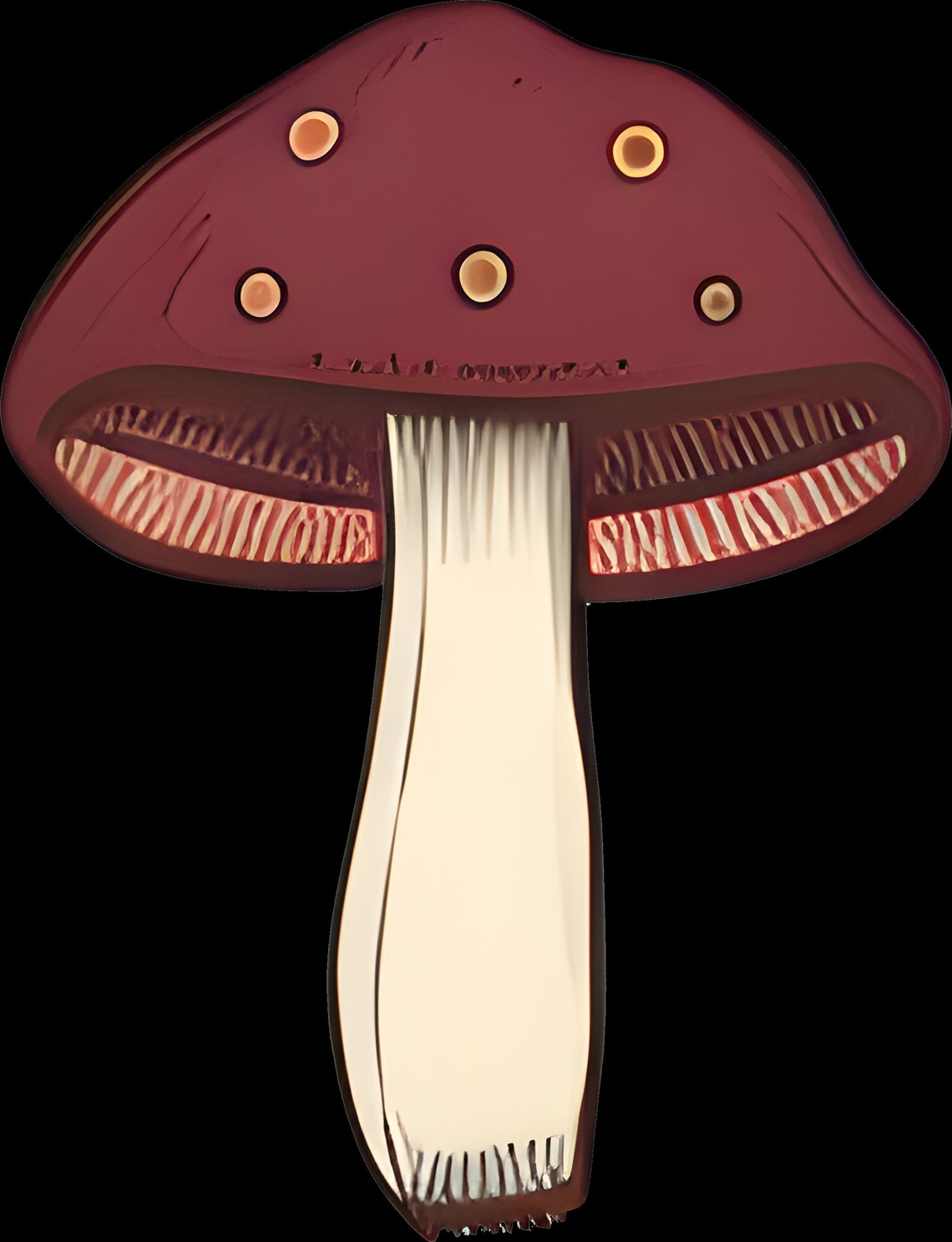 Magical Cartoon Mushroom Clipart Bundle 12 Mushroom Pngs, Woodland ...