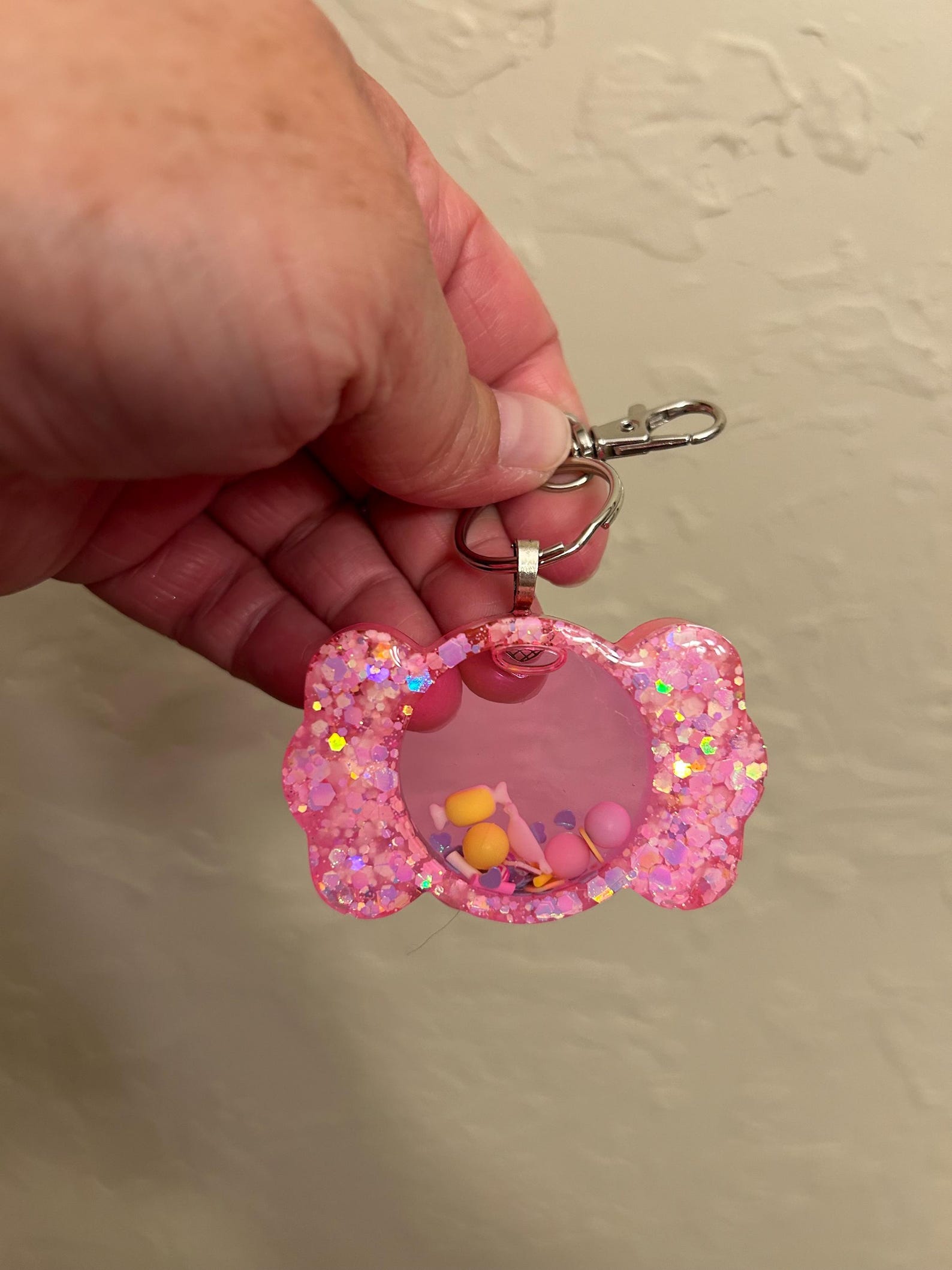 Candy Shaped Resin Shaker Keychain/bag/purse Charm - Etsy