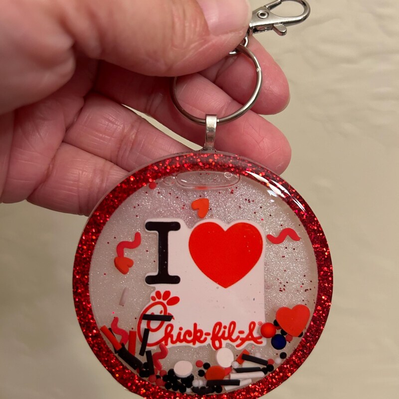 Chick Fil a Keychain - Etsy