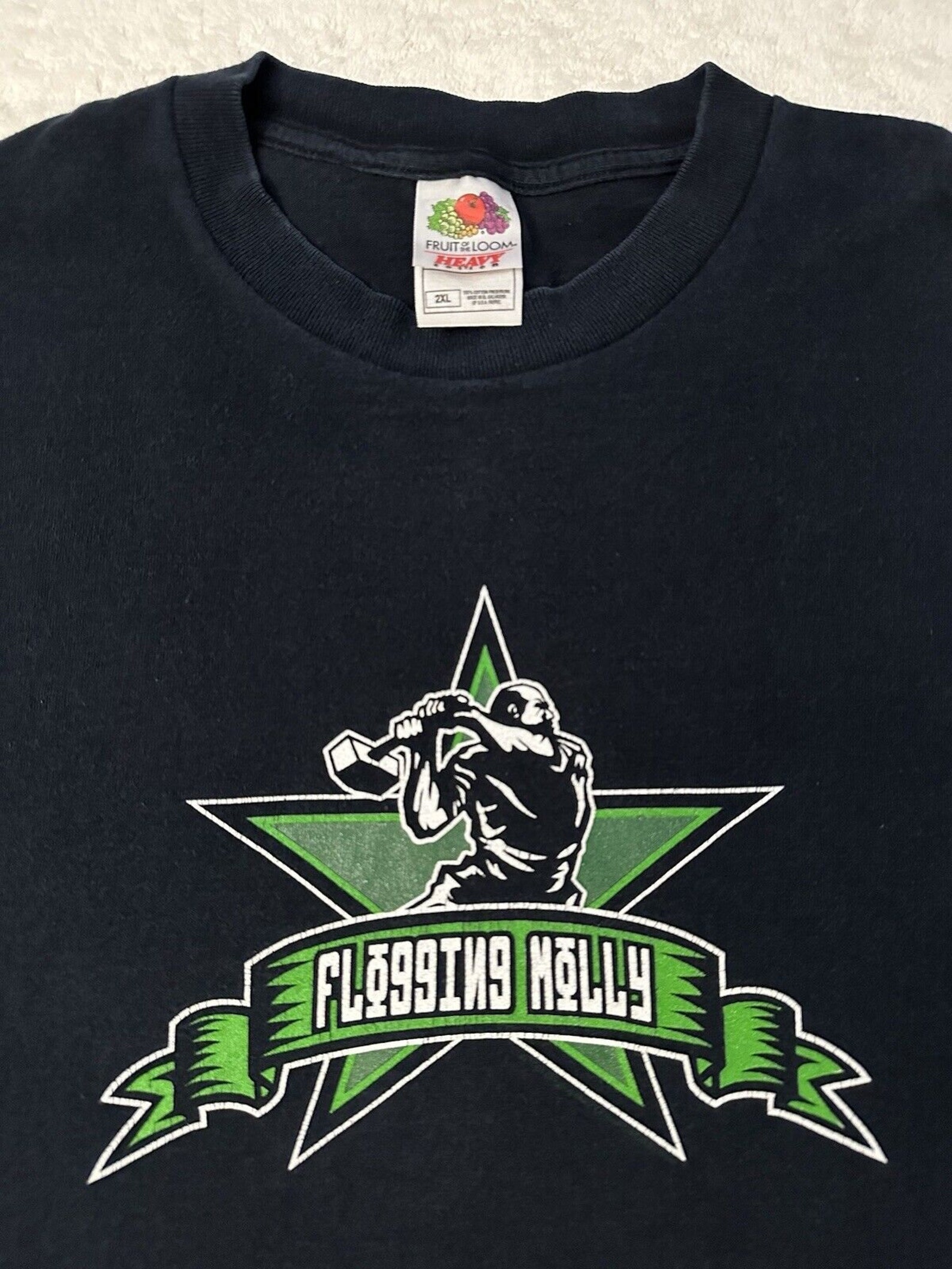 Vintage 1990s 2000s Flogging Molly Celtic Punk Rock Music Band T-shirt ...