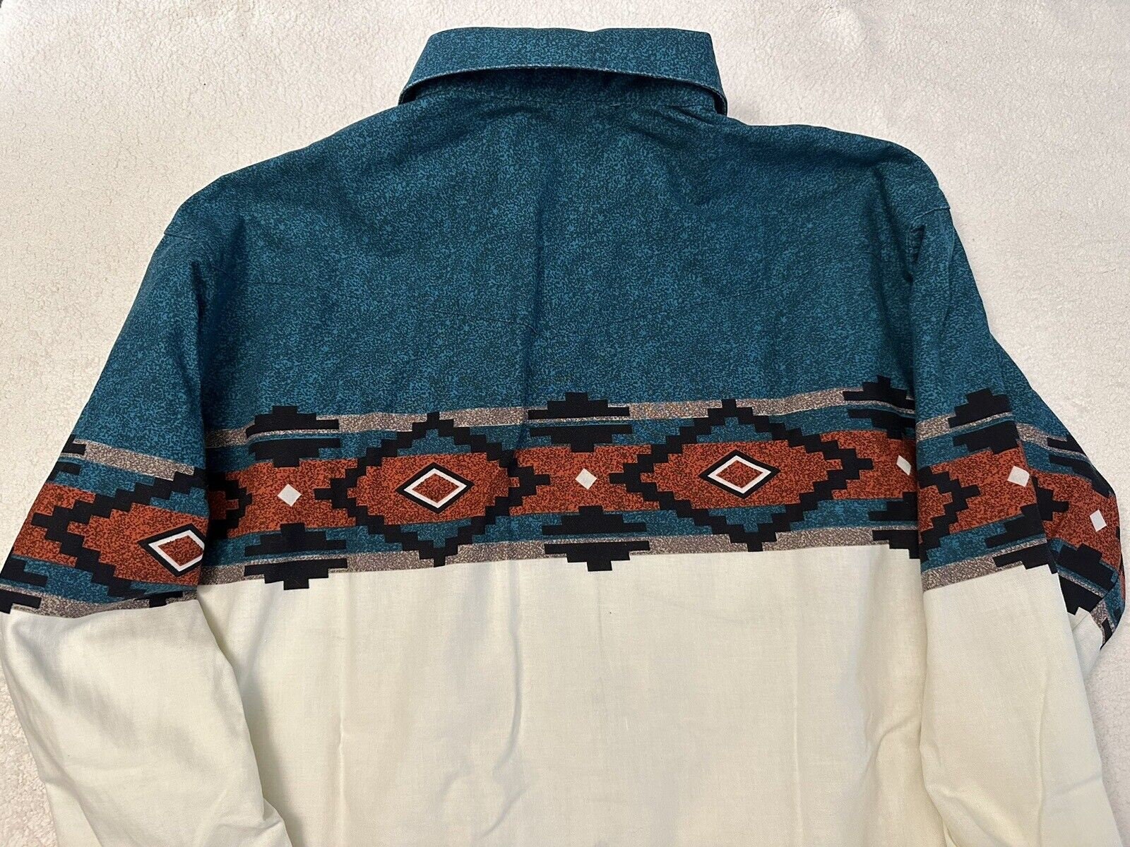 Vintage 1990s 90s Wrangler Western Native Aztec Brushpopper - Etsy