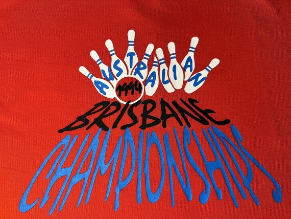Vintage 1990s 90s Australian Bowling Brisbane Champio… - Gem