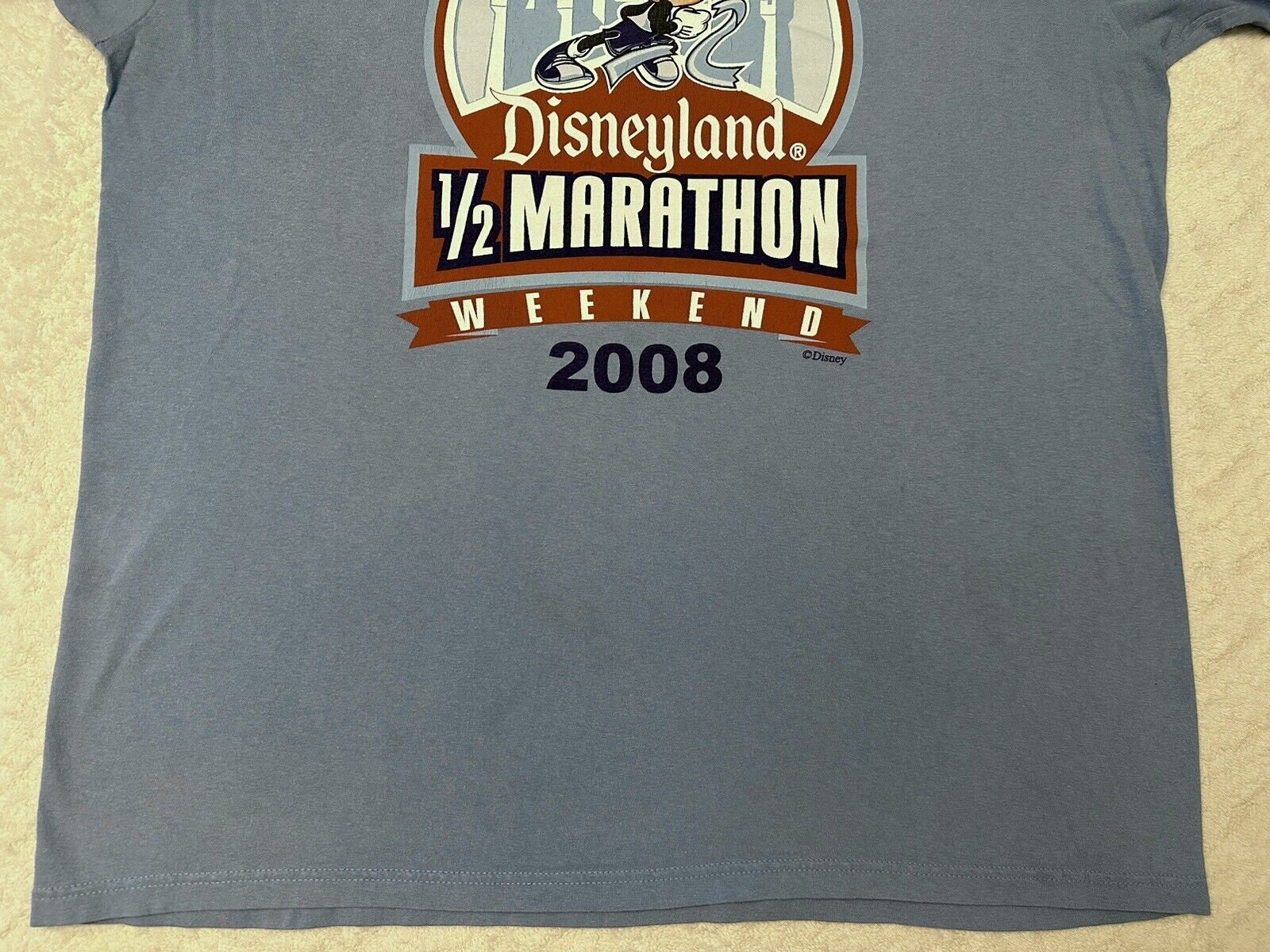 Vintage Early 2000s Y2K Disneyland Marathon Weekend Race Crew Mickey T ...