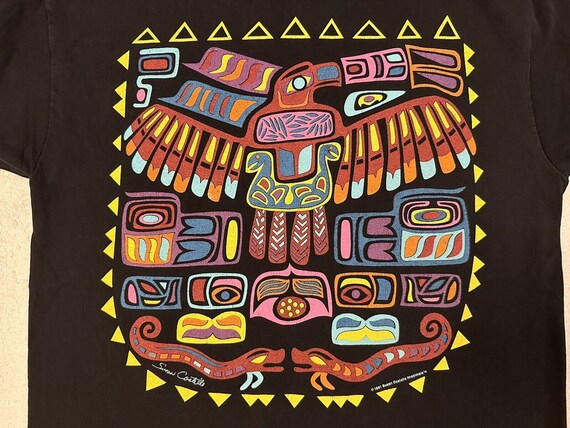 Vintage 1990s 90s Native American Aztec Susan Costell… - Gem