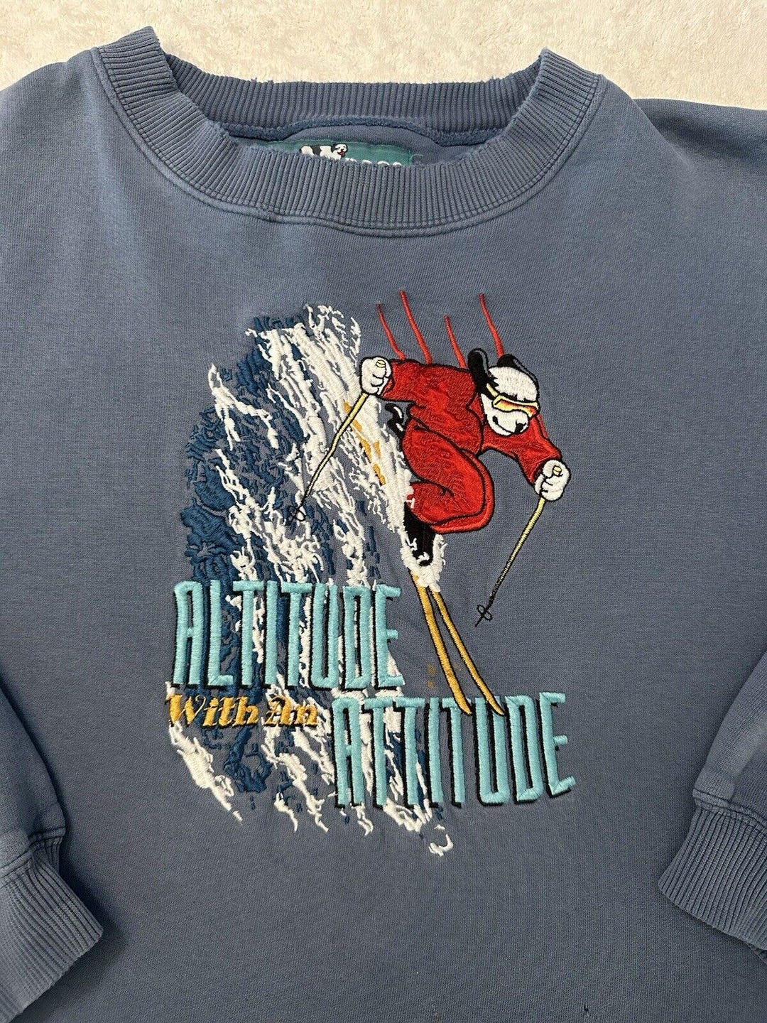 Vintage 1990s 90s Big Dogs Altitude With Attitude Skiing Skier ...