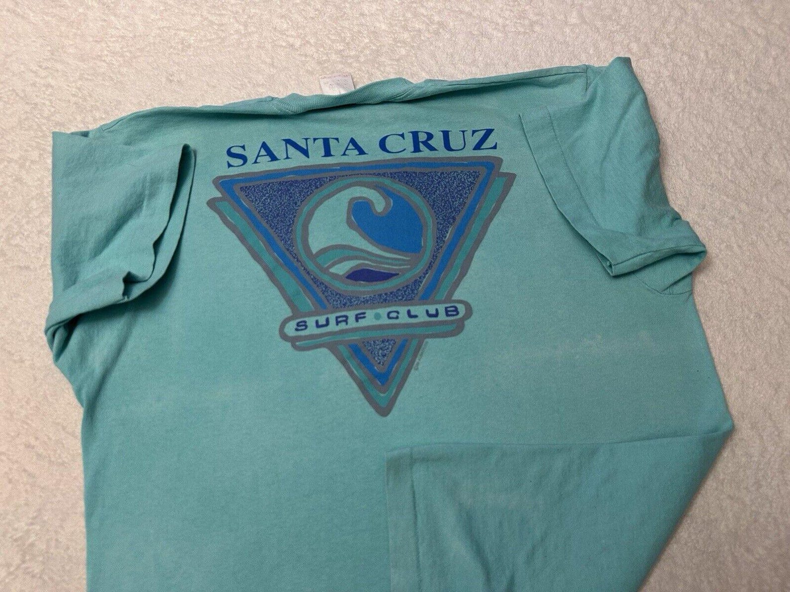 Vintage 1980s 80s 1988 Santa Cruz California Surf Surfer Club Member T ...