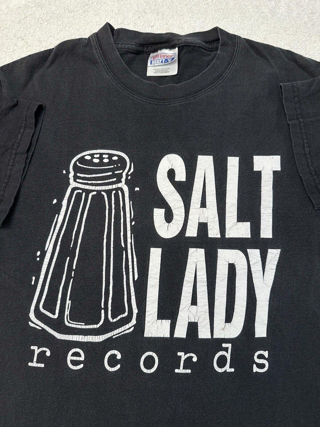 Vintage 2000s Y2K Salt Lady Records Music Record Label Promo Merch T ...