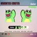 Gator Greetings Emote Pair | X2 ANIMATED EMOTES | Chibi Alligator ...
