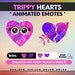 Trippy Heart Emotes 2x ANIMATED Emotes Flashy Rainbow Pride Streamer ...