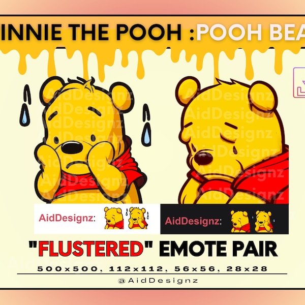 Twitch Emotes Pooh - Etsy