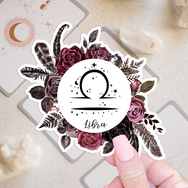 Libra Sticker - Etsy