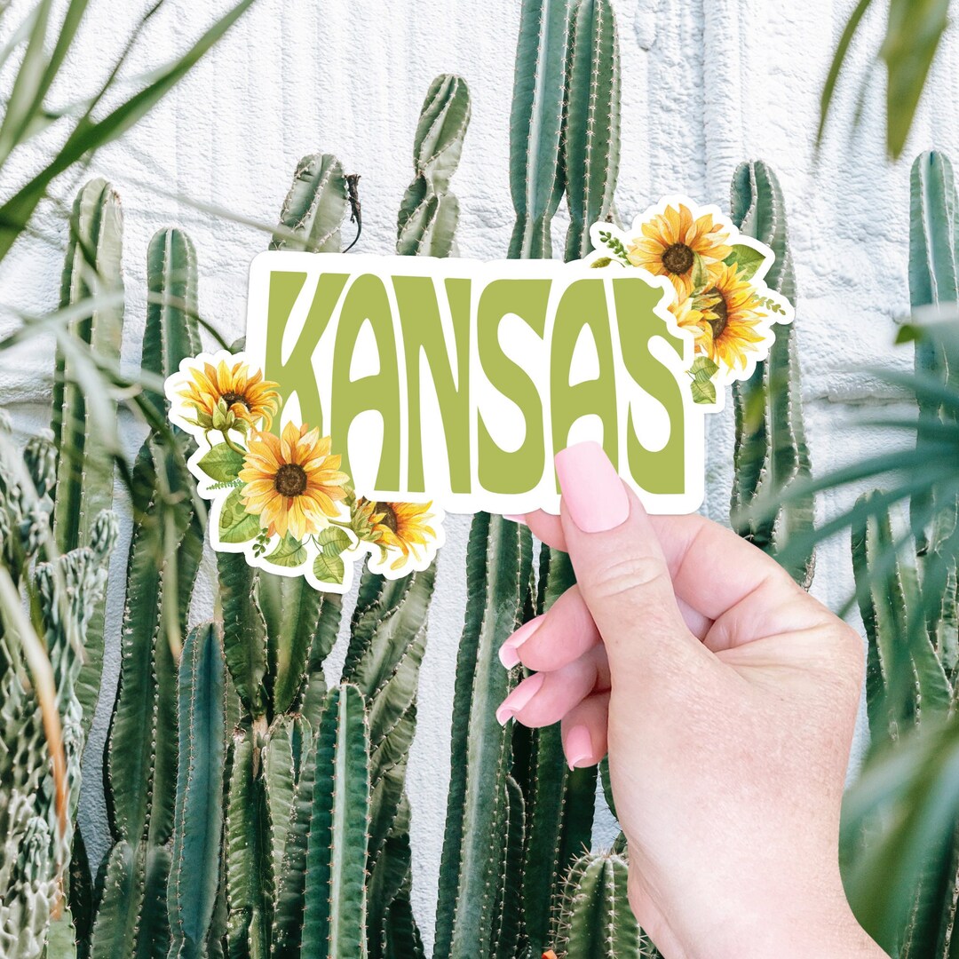 Sunflower Sticker Kansas State Flower Sticker Kansas Sticker Kansas ...