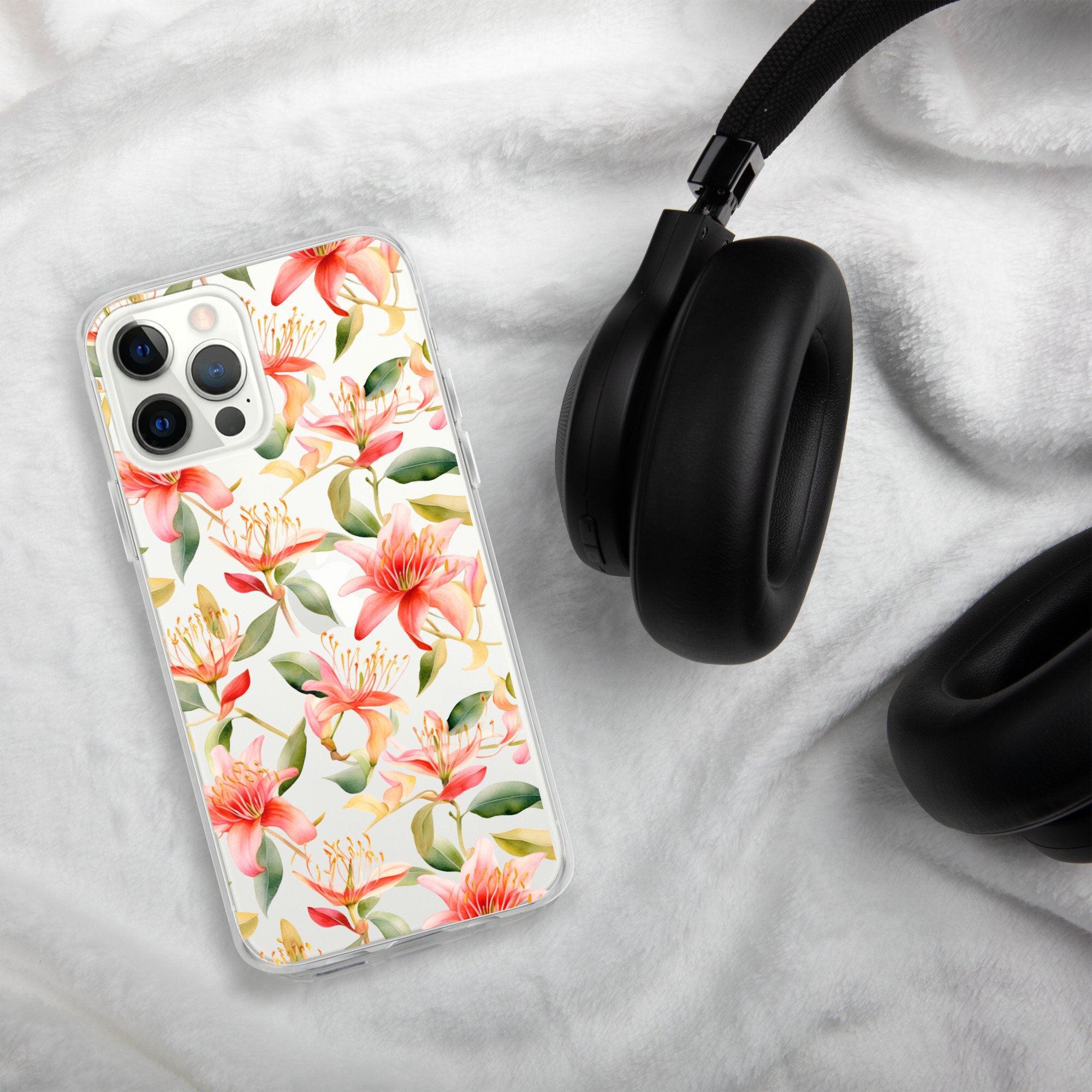 June Birth Month Honeysuckle Floral iPhone Case for June Birthday Gifts for Her June Birth ...
