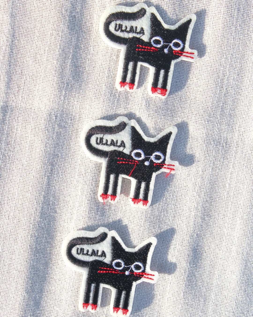 Black Cat Patches - Etsy