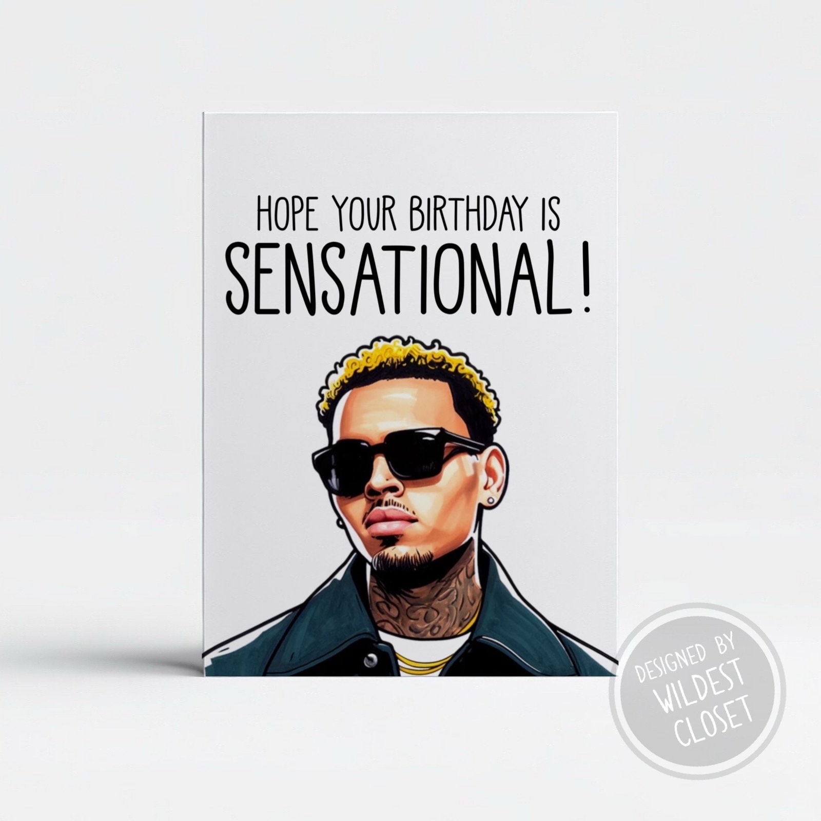 Chris Brown Birthday Card – Sensational Fan Greeting - Etsy
