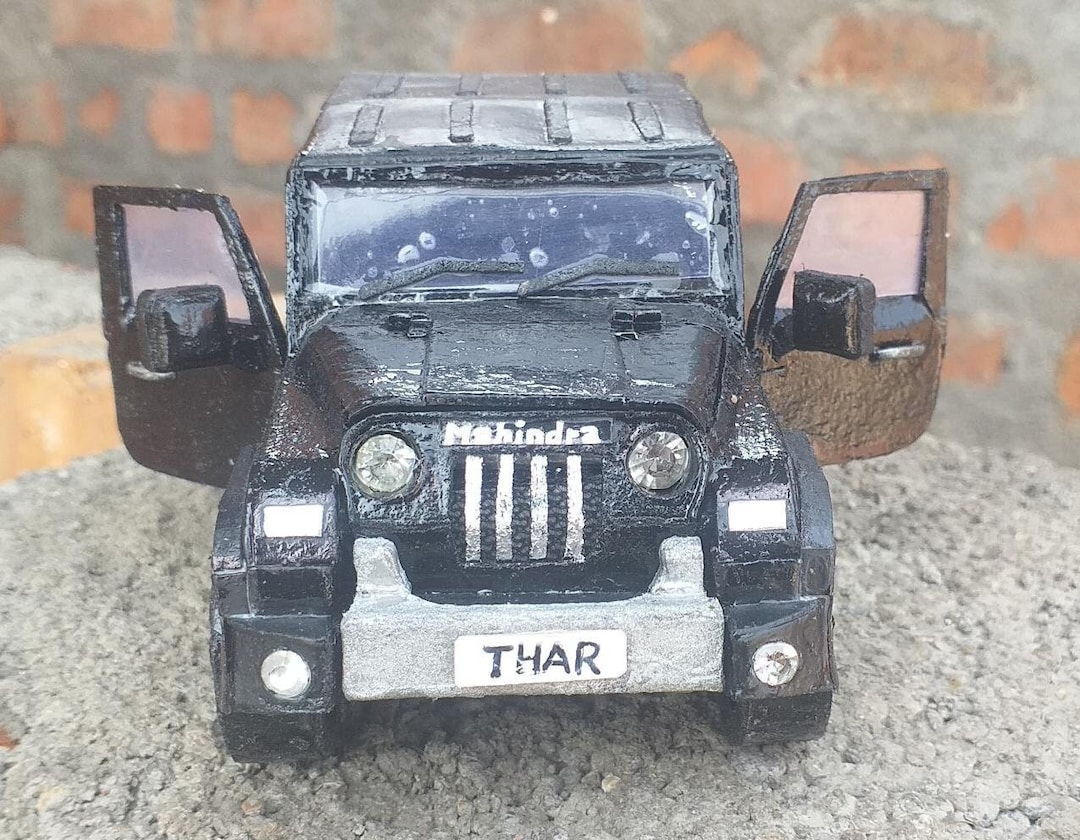 Trending Hand Made Paper Model of Mahindra Thar 3D Look for - Etsy