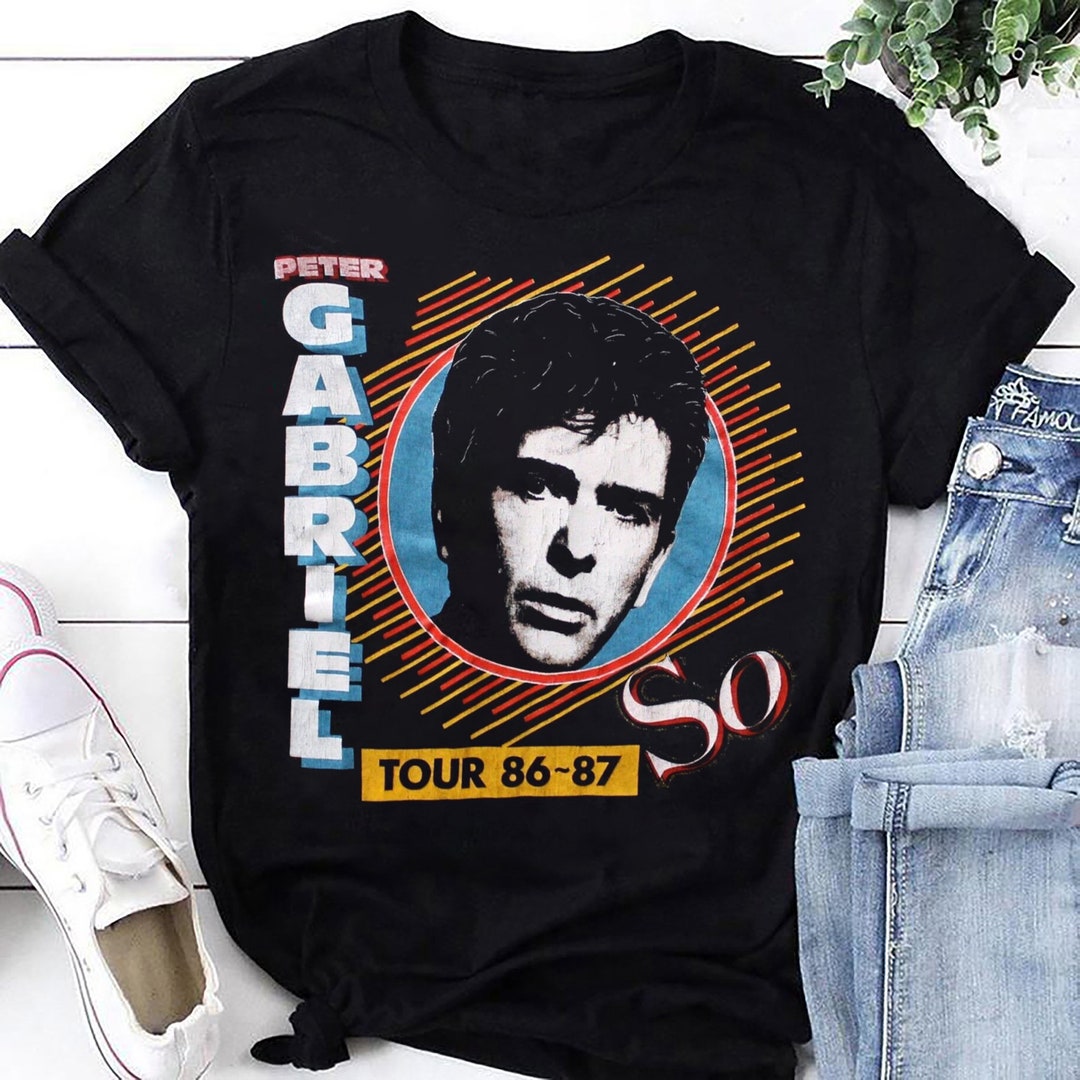 Peter Gabriel World Tour 86-87 T-shirt Peter Gabriel Shirt - Etsy