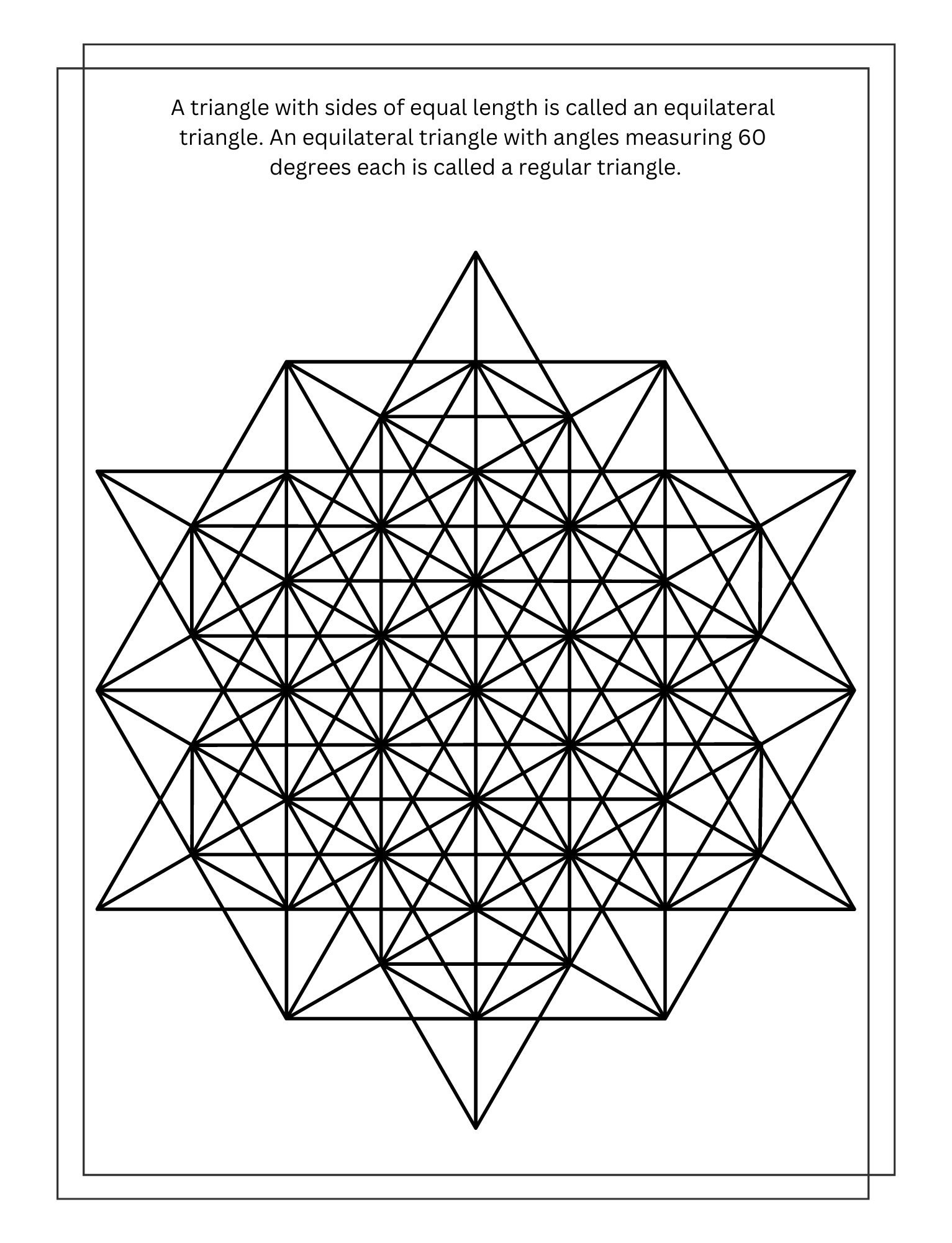 Printable PDF Geometry Shapes Adult & Teen Coloring Book: Geometric ...