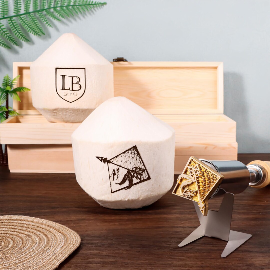 Custom Coconut Stamp, Personalized Stamps, Stamp for Coconut Custom ...