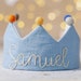Hand Embroidered Crown for Baby and Children's Birthday,name Crown ...
