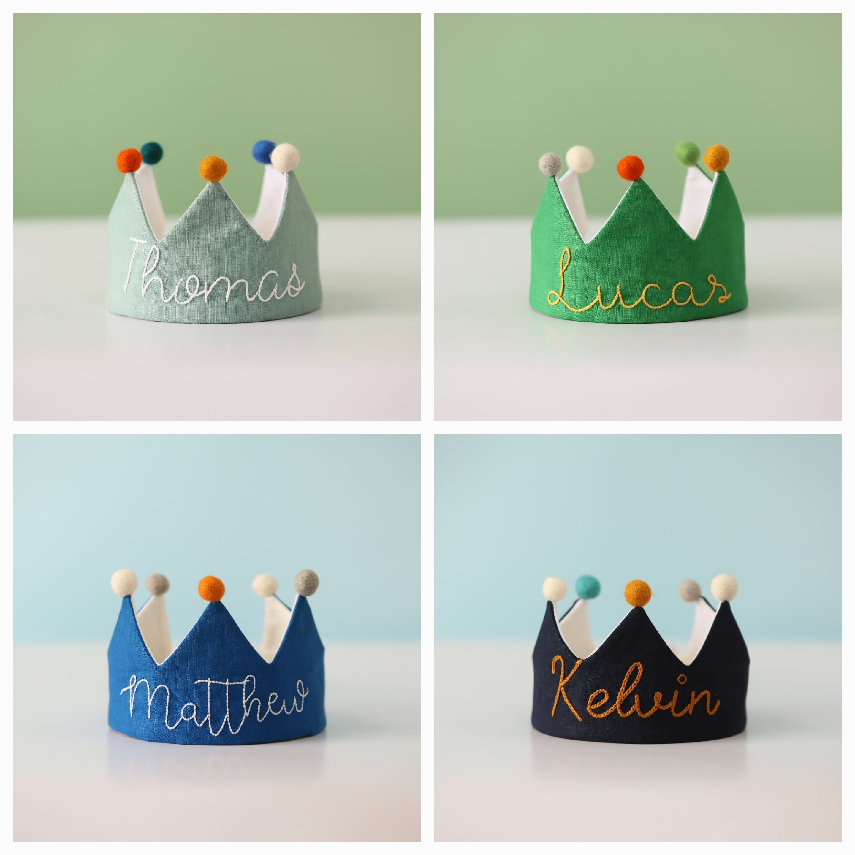 Hand Embroidered Crown for Baby and Children's - Etsy