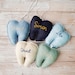 Custom Name Tooth Fairy Pillow With Pocket, Personalized Adorable Tooth ...