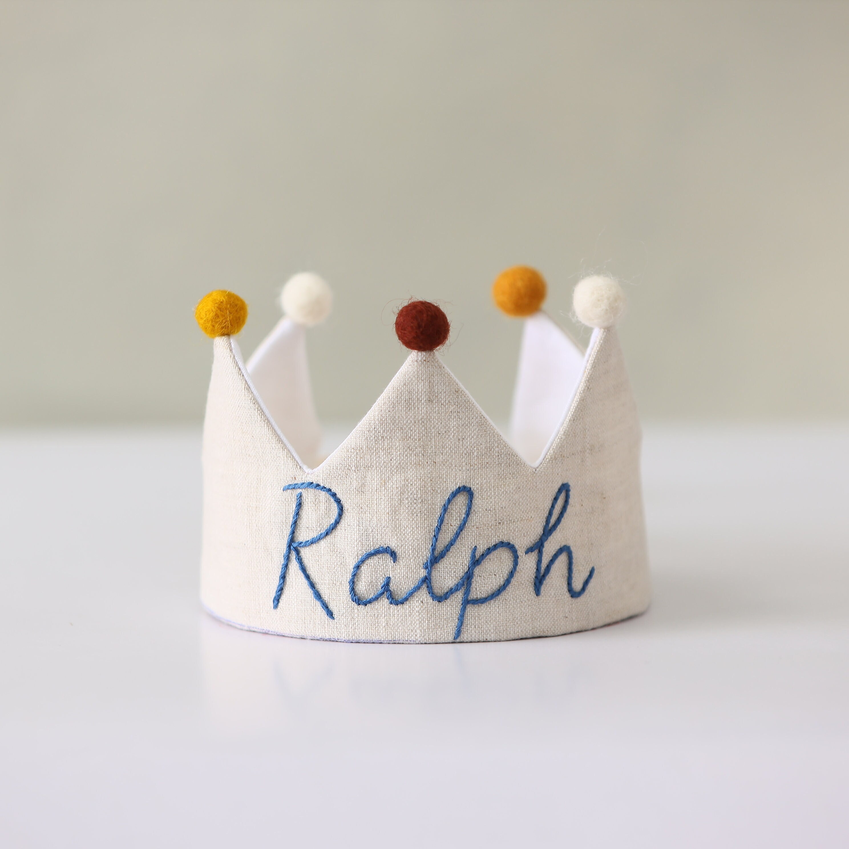 Hand Embroidered Crown for Baby and Children's - Etsy