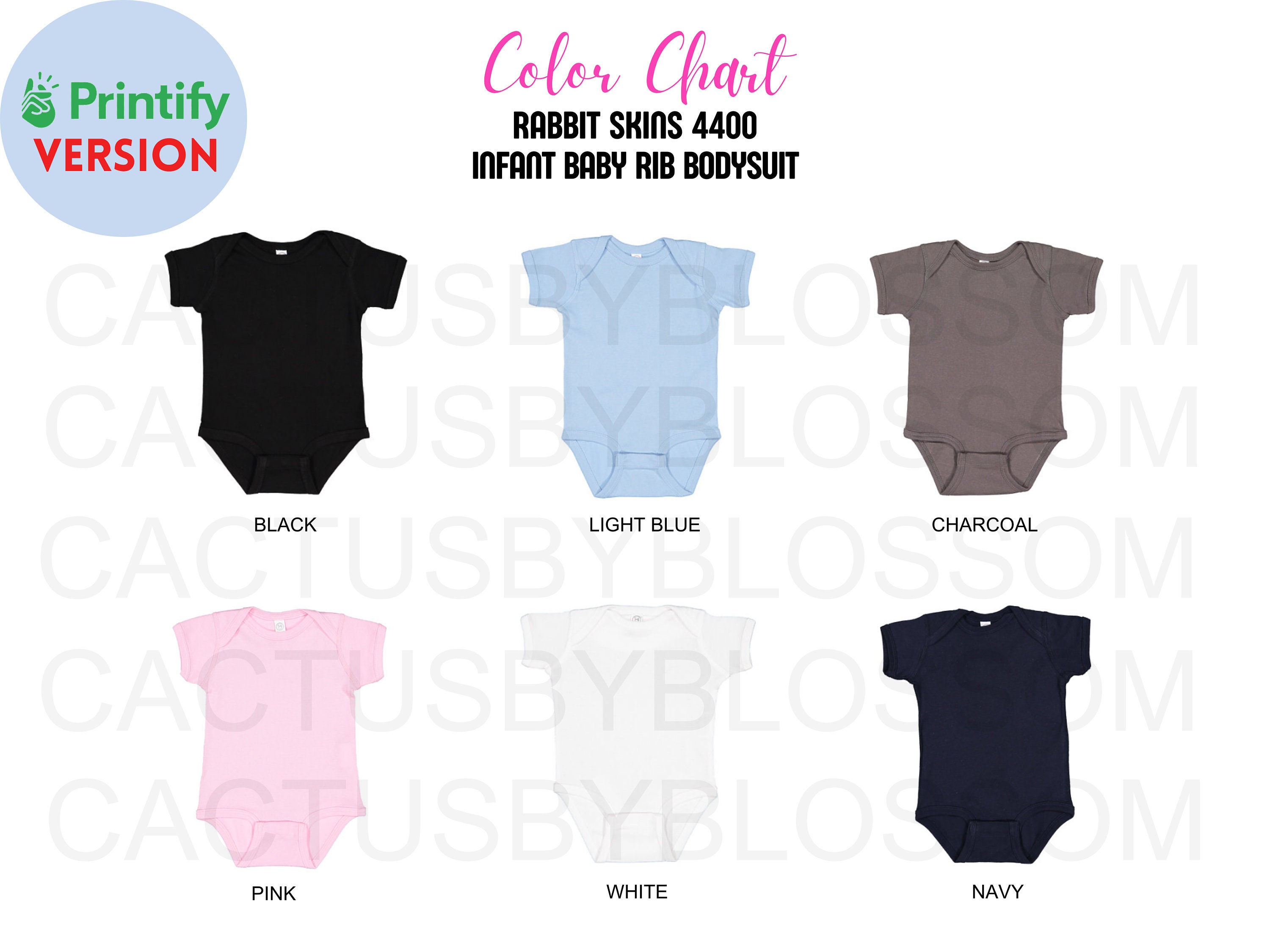 3 Color Chart Rabbit Skins 4400 Mockup Etsy Tool Infant Baby Rib ...