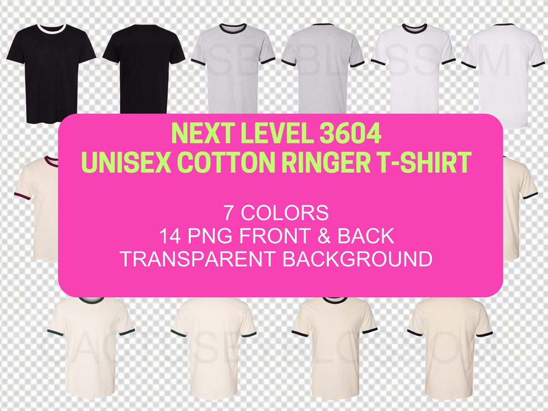 Color Chart DIY Chart Next Level 3604 Mockup Etsy Tool Unisex Cotton ...