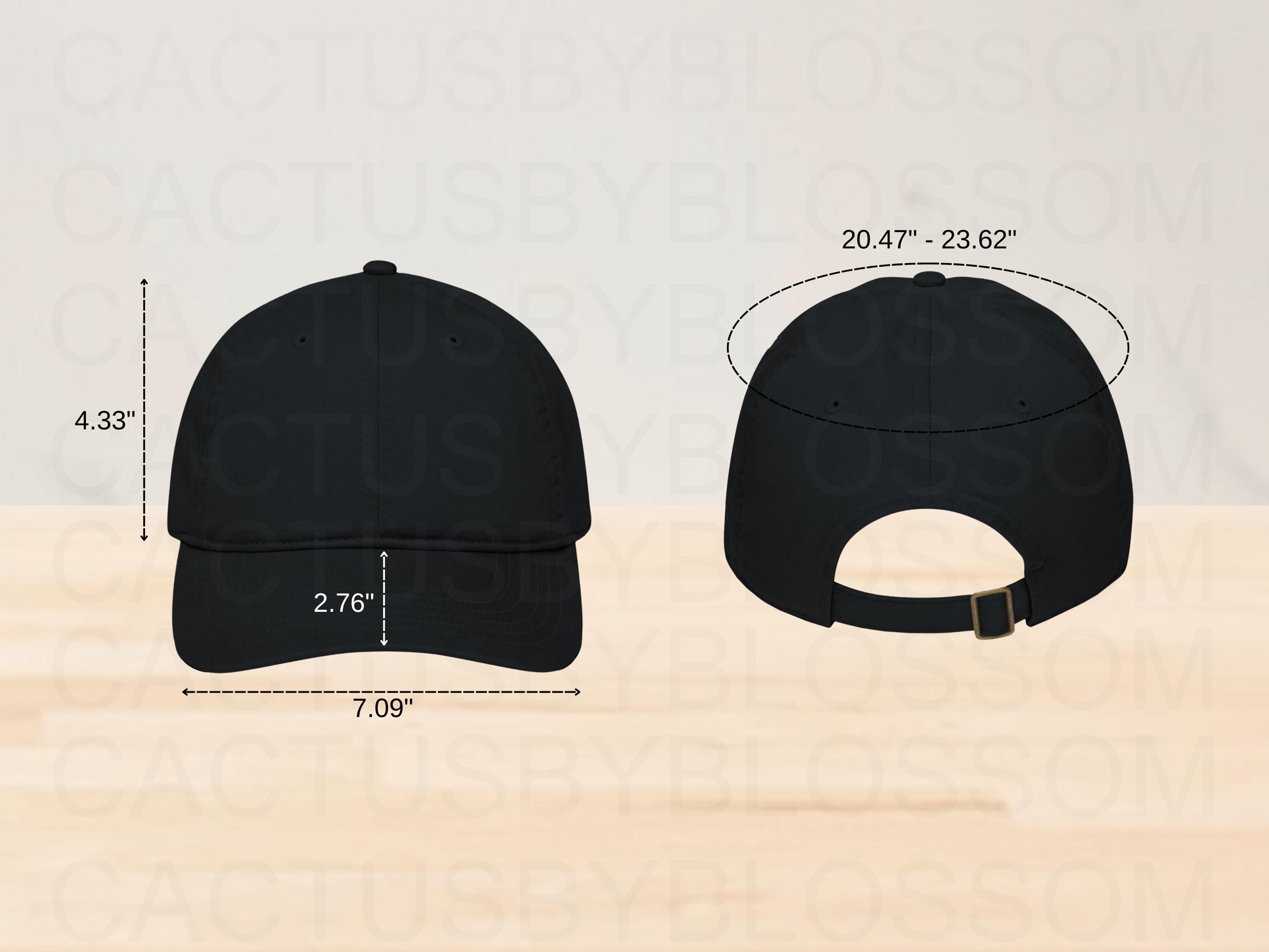 BUNDLE Size Chart Color Chart Organic Baseball Cap Econscious EC7000 ...