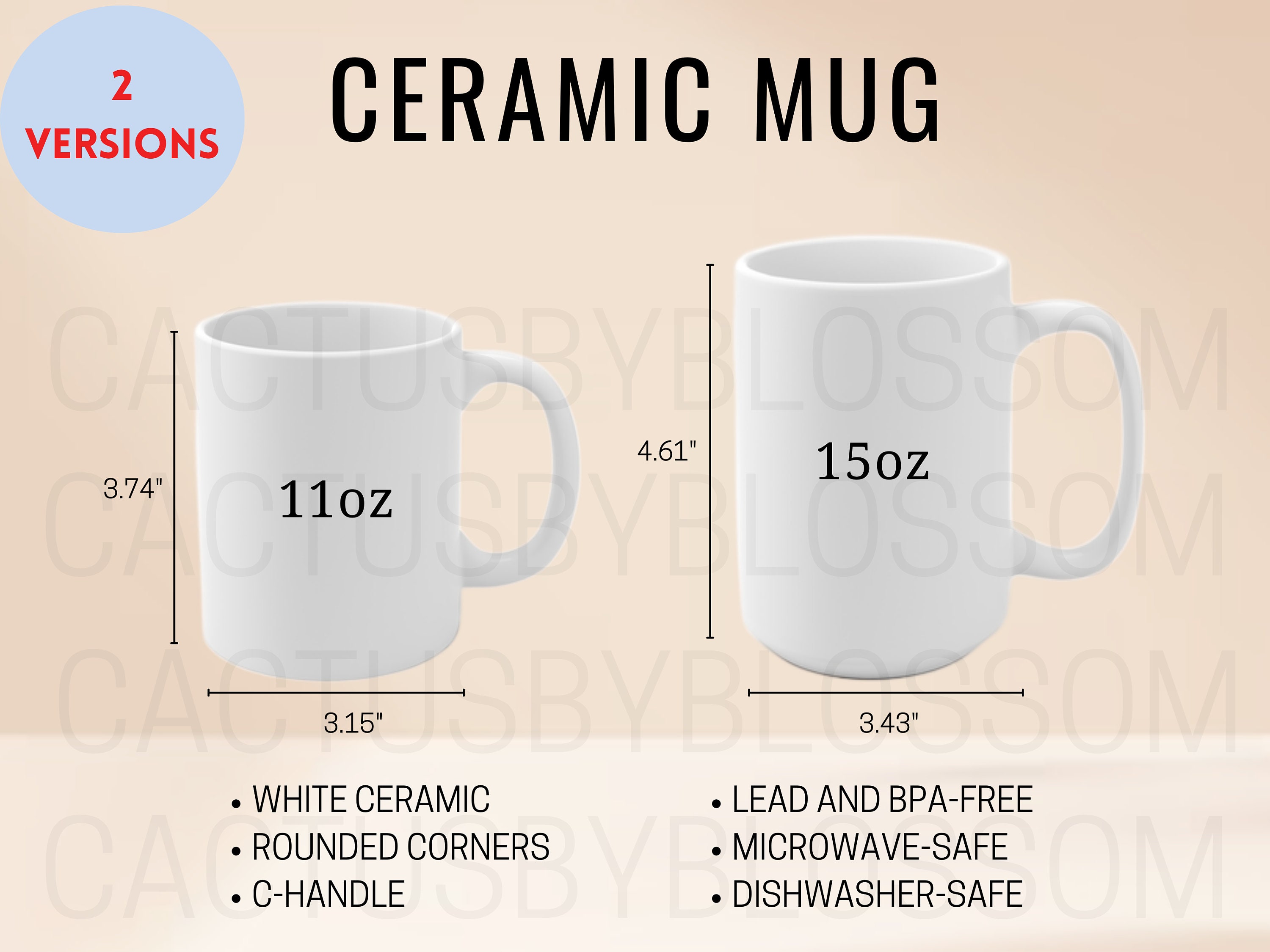 2 Size Chart 11 Oz 15 Oz Ceramic Mug Mockup Chart Coffee Cup Sizing ...