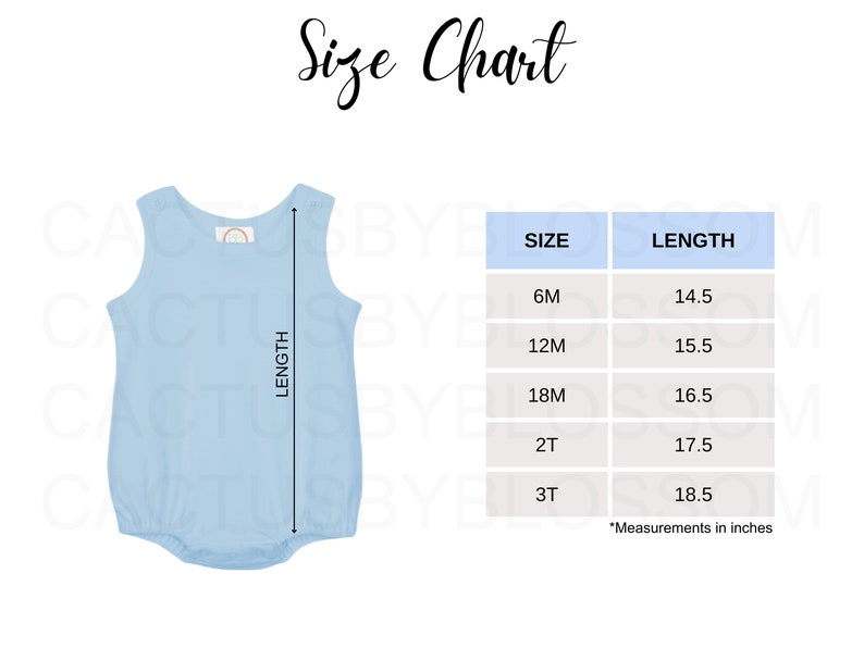BUNDLE Size Chart Color Chart DIY Blanks Boutique Mockup Etsy Tool ...