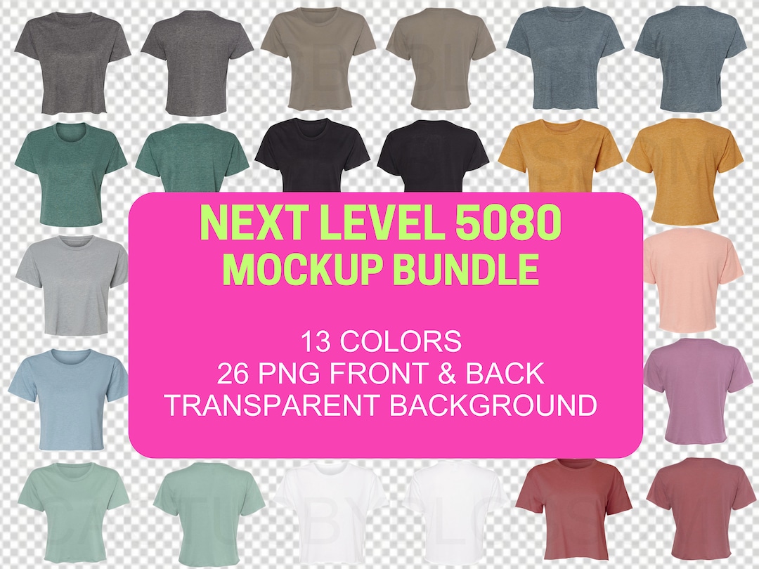 Color Chart DIY Chart Next Level 5080 Mockup Etsy Tool Women's Festival ...