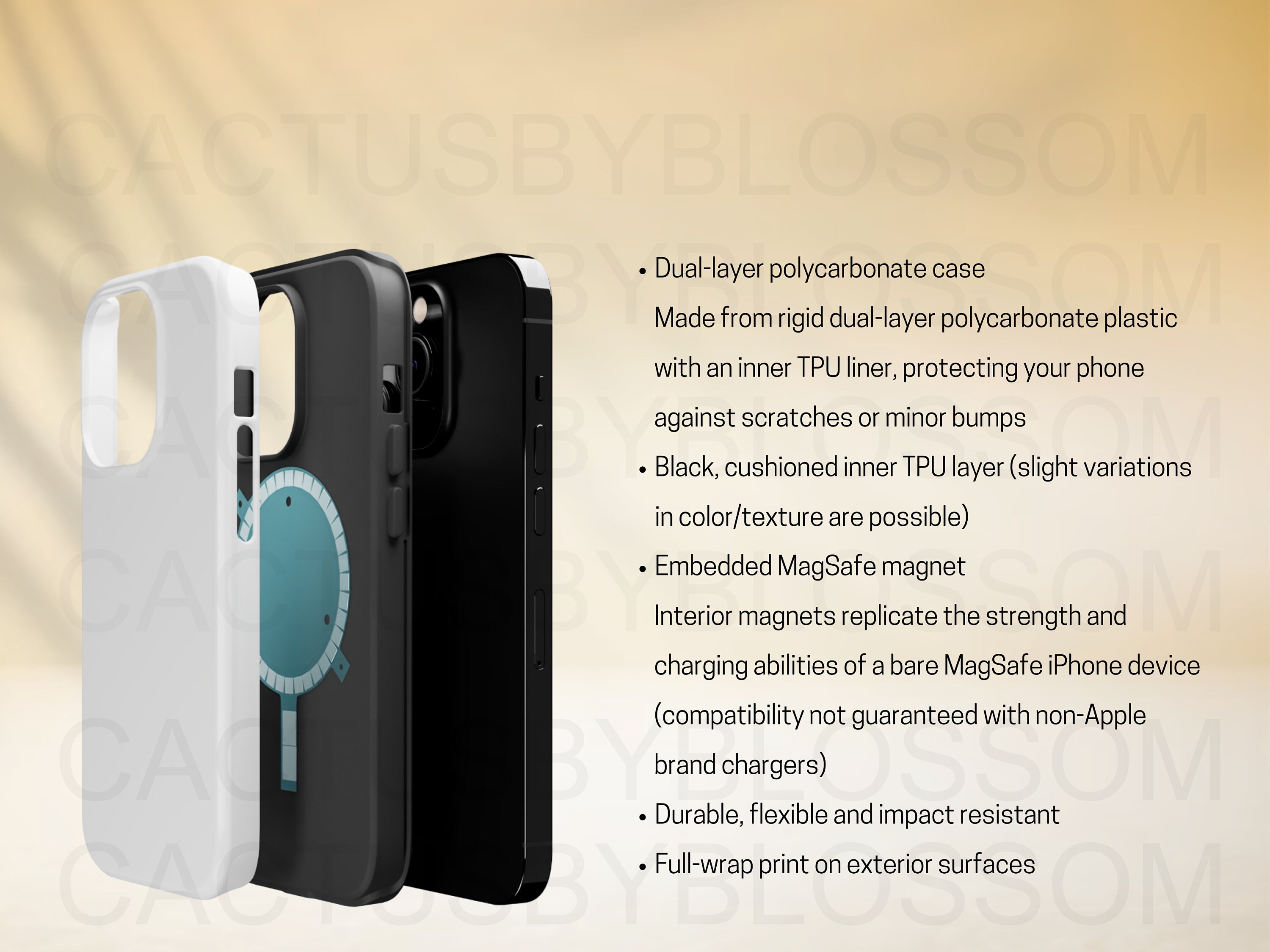 2 Size Chart Magsafe Tough Phone Case Mockup Chart Phone Case Sizing ...