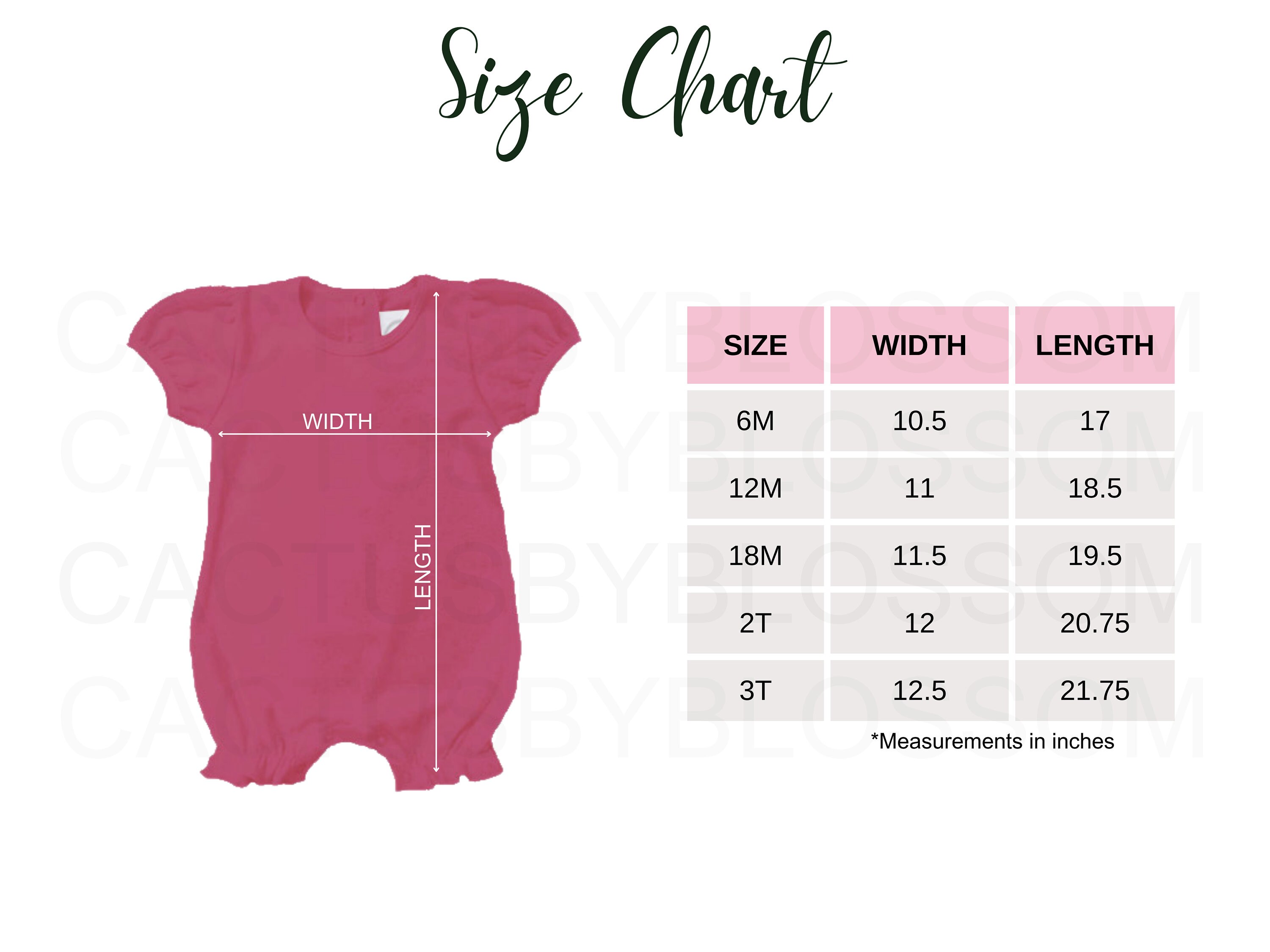 BUNDLE Size Chart Color Chart DIY Chart Blanks Boutique Mockup Etsy ...