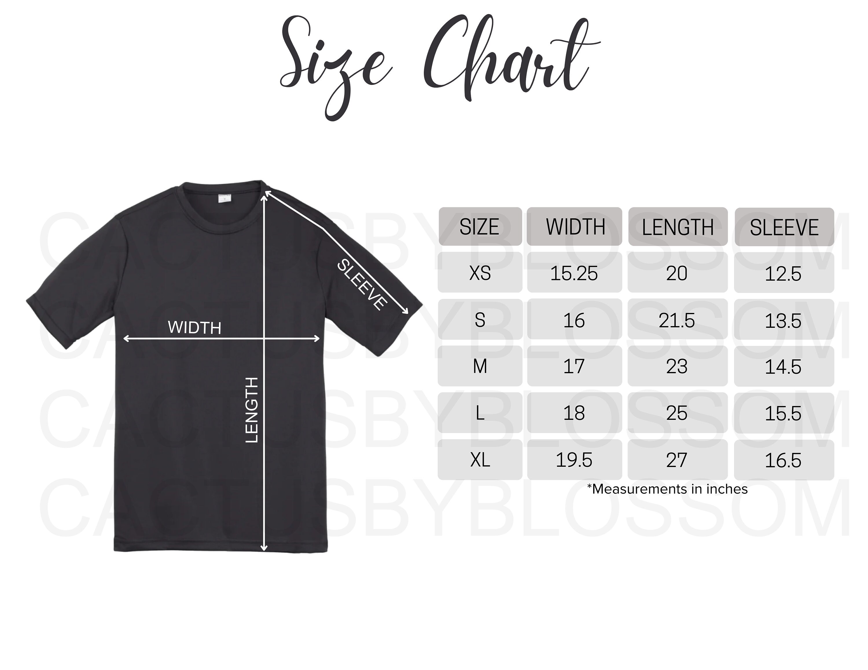 2 Size Chart Sport-tek YST350 Mockup Youth Posicharge Competitor Tee ...