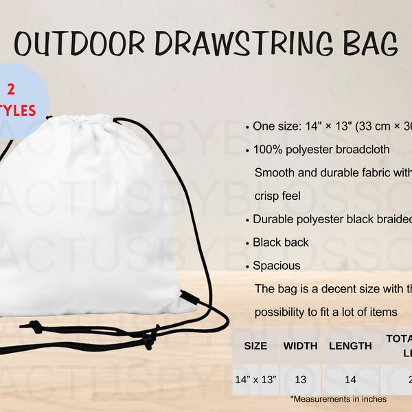 Drawstring Bag - Etsy